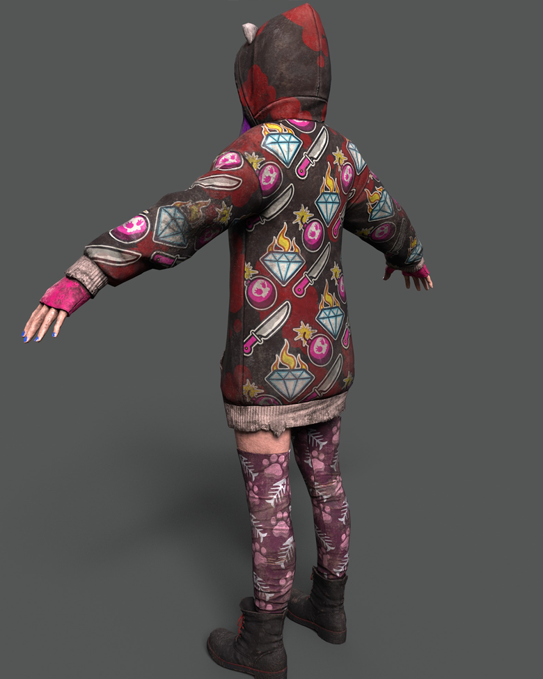 The Legion (Susie)'s Lethal Kitten Hoodie | Dead By Daylight Hoodie