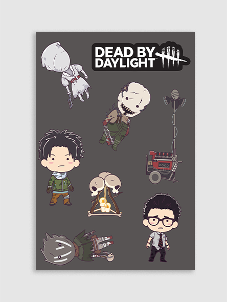 Chibi Sticker Sheet – Dead By Daylight